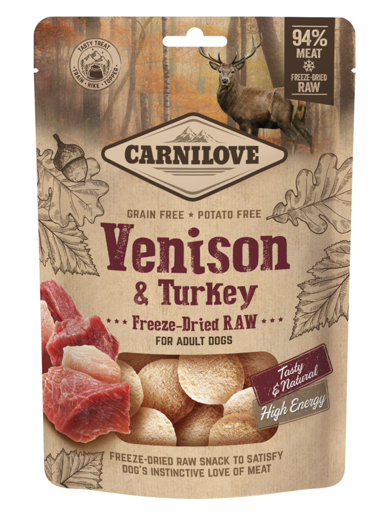 NEW Carnilove Venison & Turkey Freeze-Dried Raw - BSB Products